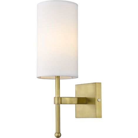 Cosmo Denver Wall Lamp With Shade Brass, E14
