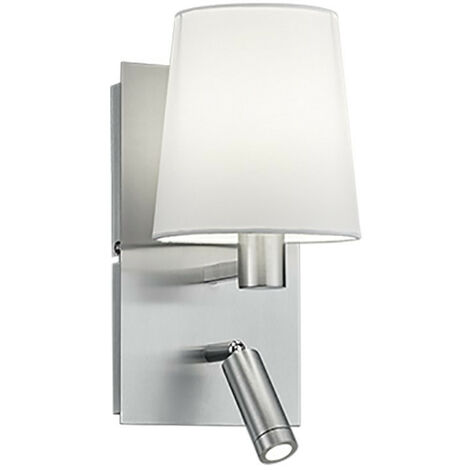 Trio Marriot Modern Reading Light Nickel Matt