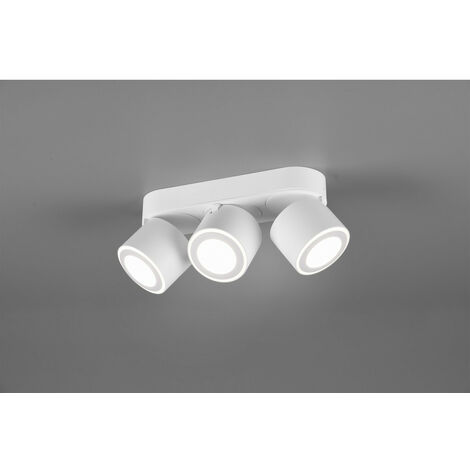 Trio Taurus Modern 3 Light Ceiling Spotlight Bar White Matt 3000K