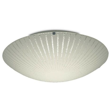 Inspired Deco - Tassa - 18W LED Medium Flush Ceiling Light, 400mm Round ...