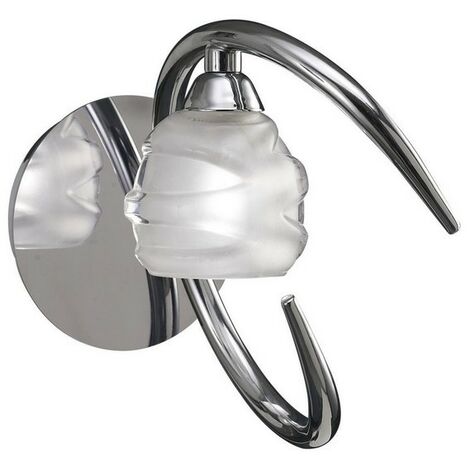 Inspired Mantra - Loop - Wall Lamp Switched 1 Light G9 ECO, Polished Chrome