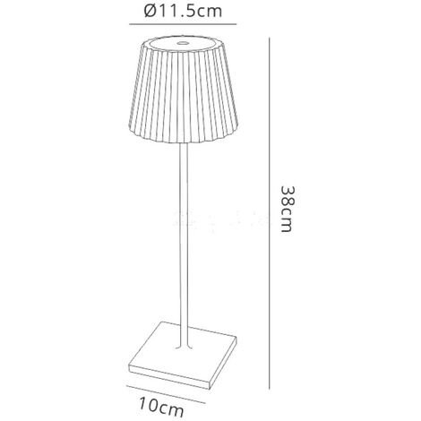Inspired Mantra - K2 - Table Lamp, 2.2W LED, 3000K, 188lm, IP54, Yellow