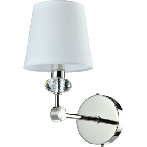 Cosmo Doha Wall Lamp With Shade Nickel, E14