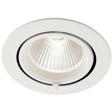 Saxby Axial CCT 30W Round 30W Recessed Downlight Matt White Paint