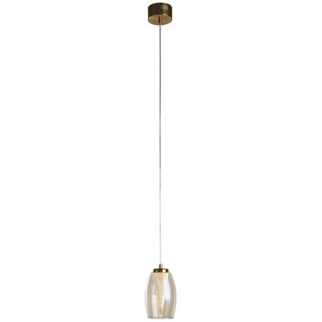 Searchlight Cyclone Pendant Bronze, Champagne Glass