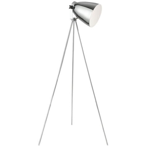 Searchlight Study Floor Lamp Chrome