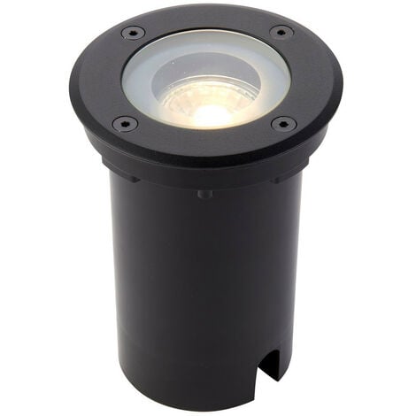 Saxby Pillar Outdoor Recessed Ground Light Clear Glass IP65