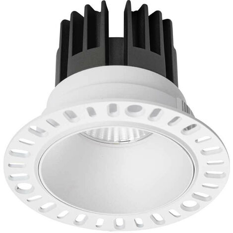 Ideal Lux Game Integrated LED Trimless Round Recessed Downlight White ...