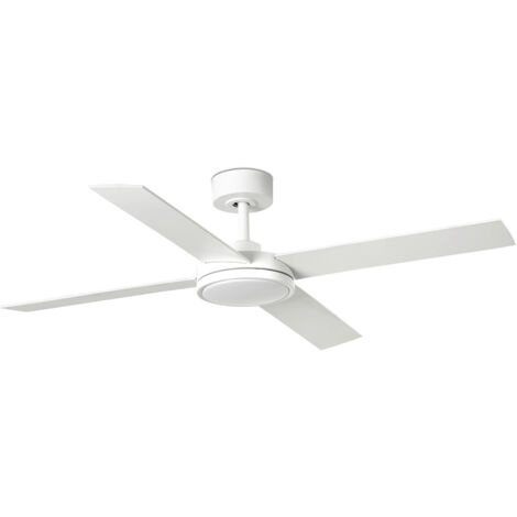 Faro Saint Large Led White DC Ceiling Fan 6 Speed