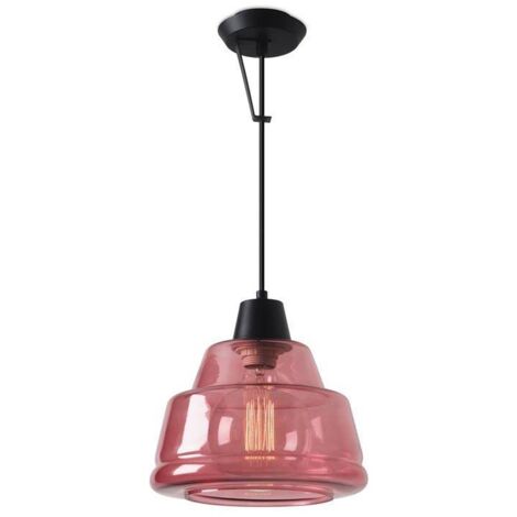 Leds-C4 - 1 Light Wall / Dome Ceiling Pendant Magenta, E27