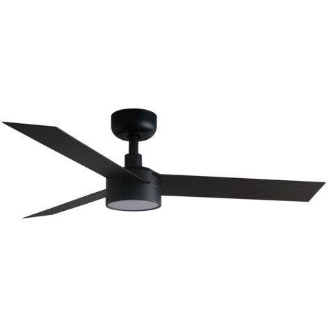 Faro Cruiser Small Led Black DC Ceiling Fan 6 Speed