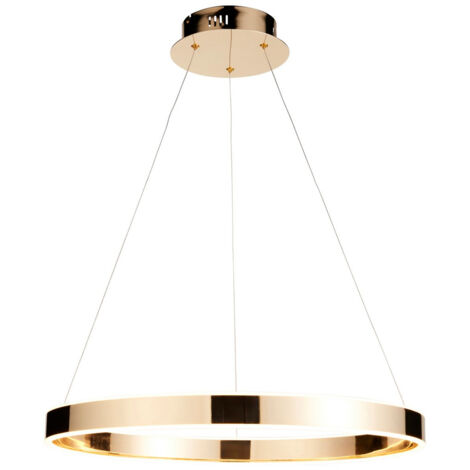 Endon Collection Gen Integrated LED Pendant Ceiling Light French Gold ...