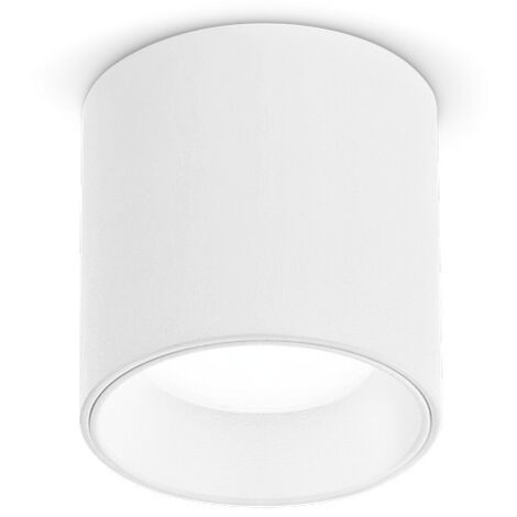 Ideal Lux Nitro LED Dimmable Surface Mounted Downlight White 2700K