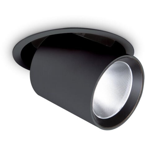 Ideal Lux Nova 15cm 30W LED Recessed Downlight Black 2700K