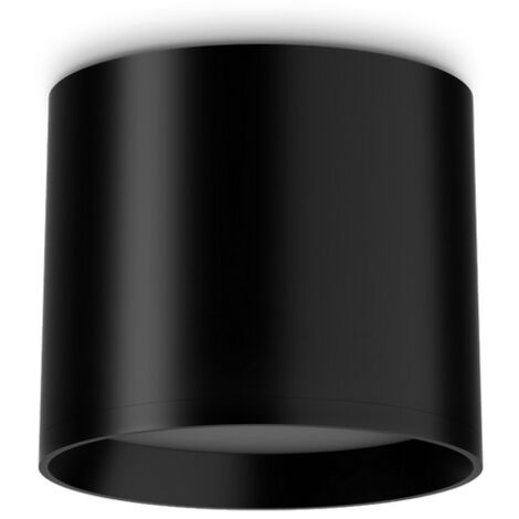 Ideal Lux Spike LED Surface Mounted Downlight Black 3000K