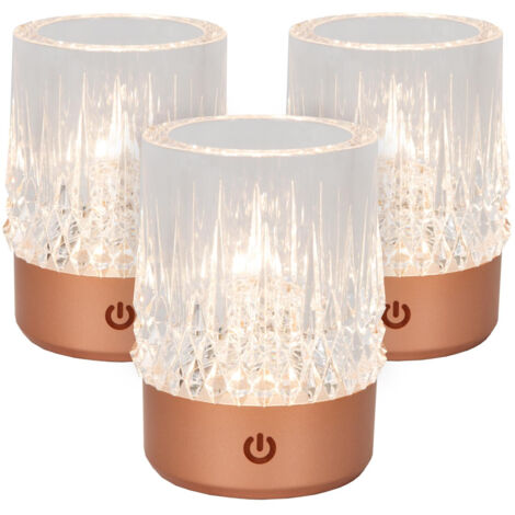 Lucide Lily Rechargeable Table lamp Battery pack Ø8cm LED Dim to warm ...