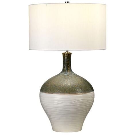 Elstead Eden Park - 1 Light Table Lamp Gold, Green, E27