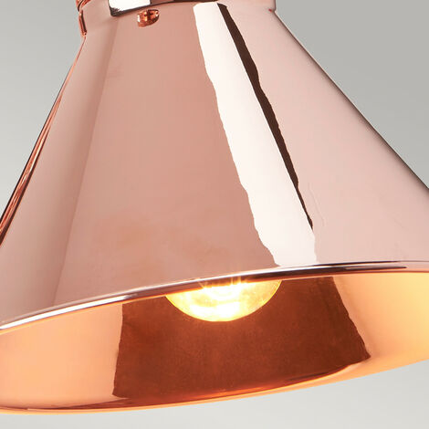 Elstead Provence - 1 Light Indoor Wall Lamp Polished Copper, E27