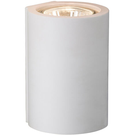 Firstlight Wells - 1 Light Single Plaster Indoor Wall Light White, GU10