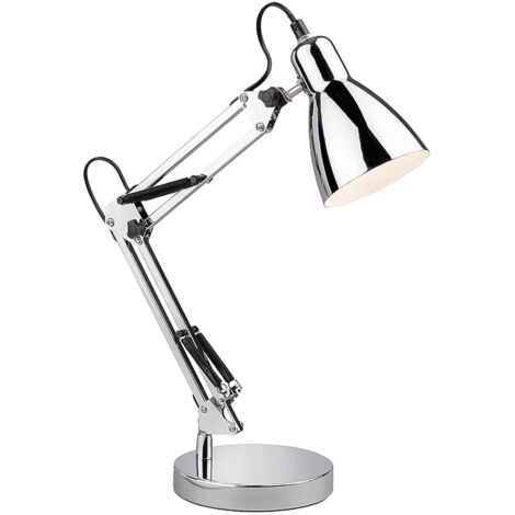 Firstlight Riley Taskl Light Table Lamp Chrome