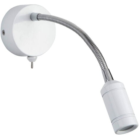 Searchlight - LED 1 Light Indoor Adjustable Wall Reading Light White