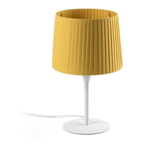 Faro SAMBA - Table Lamp Round Tapered Yellow, E27