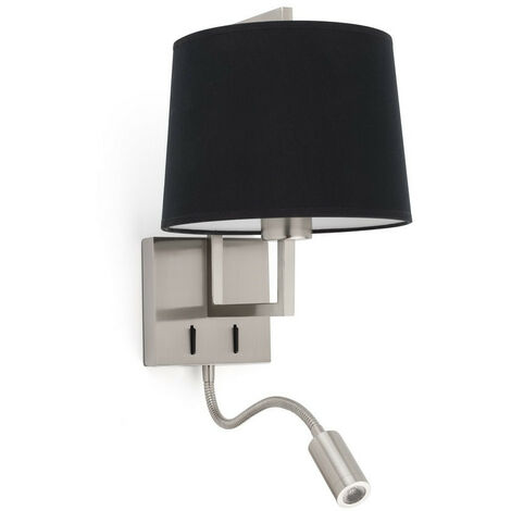 Faro FRAME - Reading Light Wall Light Nickel, E27