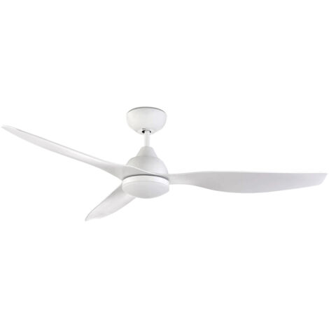 LEDS C4 Nepal 3 Blade 132cm Ceiling Fan with Light For Life LED Light ...