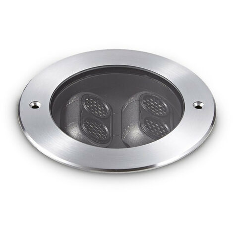 Ideal Lux Taurus 13W Outdoor Recessed Ground Light Steel IP67 3000K