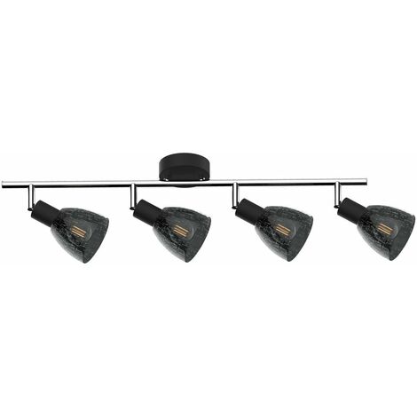 Keter Fog Ceiling Spotlight Bar Black, 64cm, 4x E14