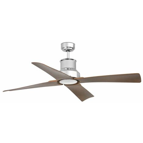 Faro WINCHE - Chrome Ceiling Fan With DC Motor Smart