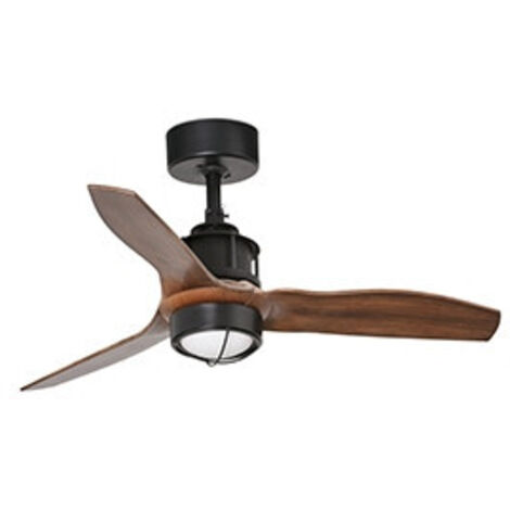 Faro JUST - Black, Wood Ceiling Fan 81cm Smart - Remote Included
