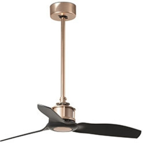 Faro JUST - Copper, Black Ceiling Fan 81cm Smart - Remote Included