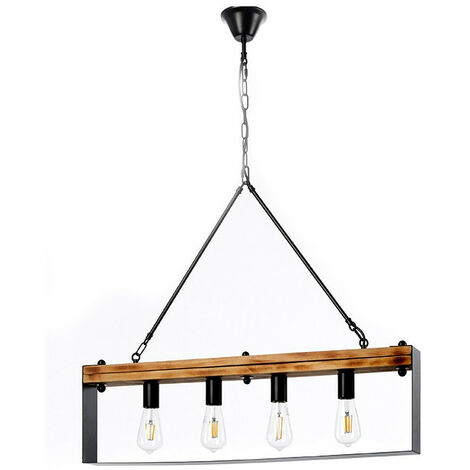 Onli Susan 4 Light Bar Pendant Ceiling Light, Band