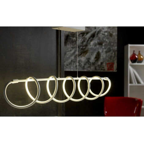 Onli Led Swirl Integrated LED Pendant Ceiling Light, White
