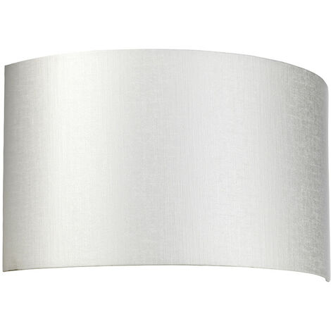 Elstead - LightBox Cooper Large Curved Wall Light Brass , Ivory Faux ...