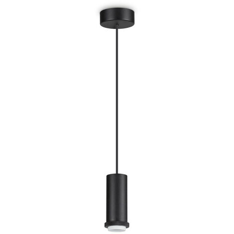 Ideal Lux MIX Round Slim Pendant Ceiling Light Black