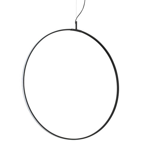 Ideal Lux CIRCUS 74cm Integrated LED Pendant Ceiling Light Black, 3000K