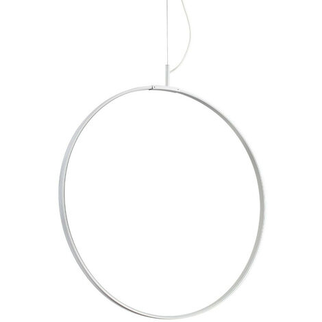 Ideal Lux CIRCUS 60cm Integrated LED Pendant Ceiling Light White, 3000K