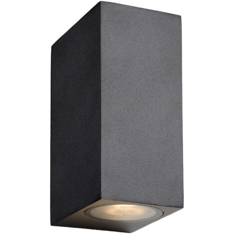 Lucide ZORA-LED - Rectangle Up Down Wall Spotlight Outdoor - LED Dim ...