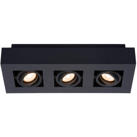 Lucide XIRAX - Ceiling Spotlight - LED Dim to warm - GU10 - 3x5W 2200K ...
