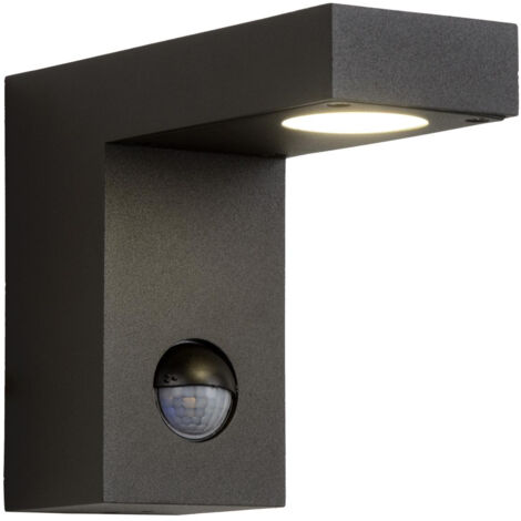 Lucide TEXAS-IR - Wall Spotlight Outdoor, PIR Sensor - LED - 1x7W 3000K ...