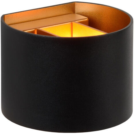 Lucide XIO - Up Down Wall Light - LED Dim. - G9 - 1x3,5W 2700K - Black