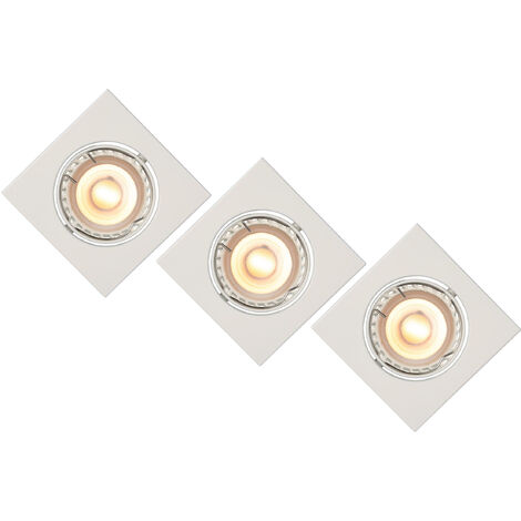 Lucide FOCUS - Recessed Downlight - LED Dim. - GU10 - 3x5W 3000K ...