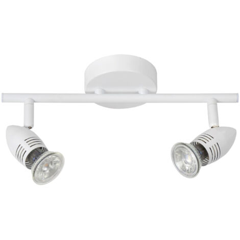 Lucide CARO-LED - Twin Ceiling Spotlight - LED - GU10 - 2x5W 2700K - White