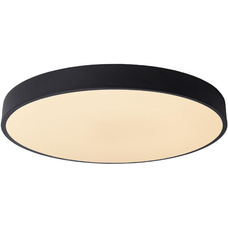 Lucide UNAR - Flush Ceiling Light - Ø49.5cm- LED Dim. - 1x36W 2700K - 3 ...