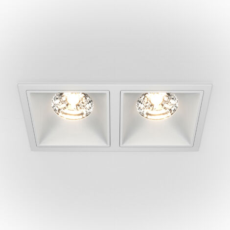 Maytoni Maytoni Alfa LED Twin Recessed Downlight White, 2500lm, 4000K