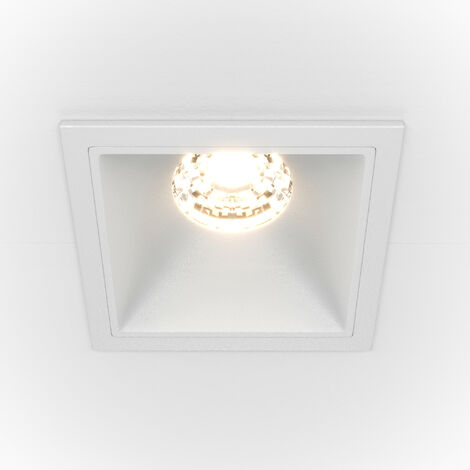Maytoni Maytoni Alfa LED Square Recessed Downlight White, 550lm, 4000K