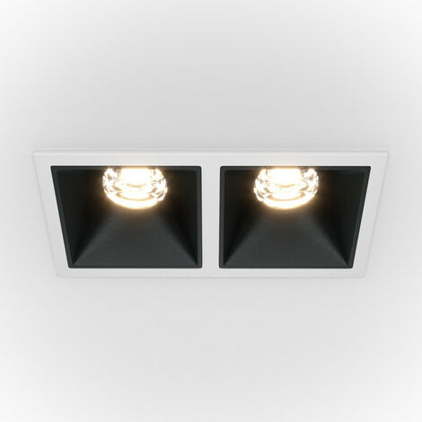 Maytoni Maytoni Alfa LED Twin Dimmable Recessed Downlight White, Black ...