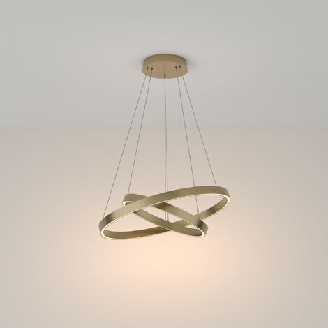 Maytoni Maytoni Rim Twin Ring Modern 2 Light Integrated LED Pendant ...